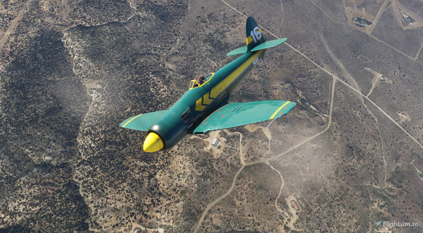 Hawker Sea Fury N588 para Microsoft Flight Simulator | MSFS