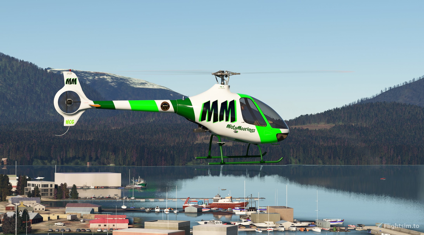 HCG Cabri G2 Misty Moorings livery для Microsoft Flight Simulator | MSFS
