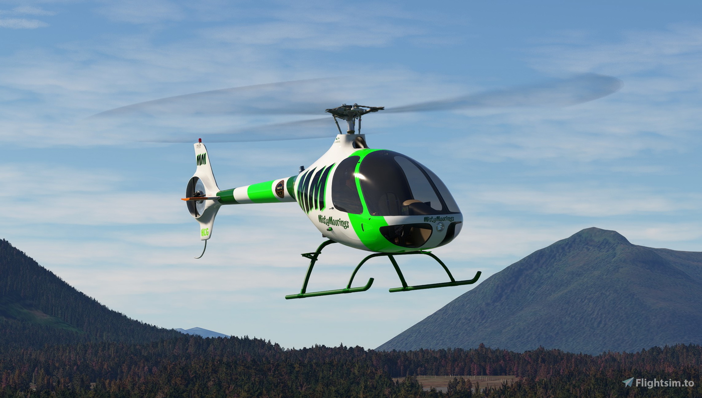 HCG Cabri G2 Misty Moorings livery for Microsoft Flight Simulator | MSFS