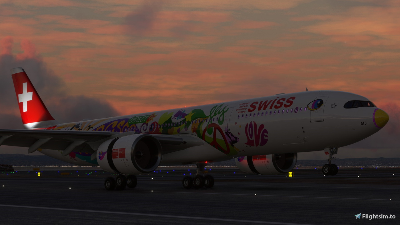 Headwind A330-900 SWISS San Francisco Livery för Microsoft Flight ...
