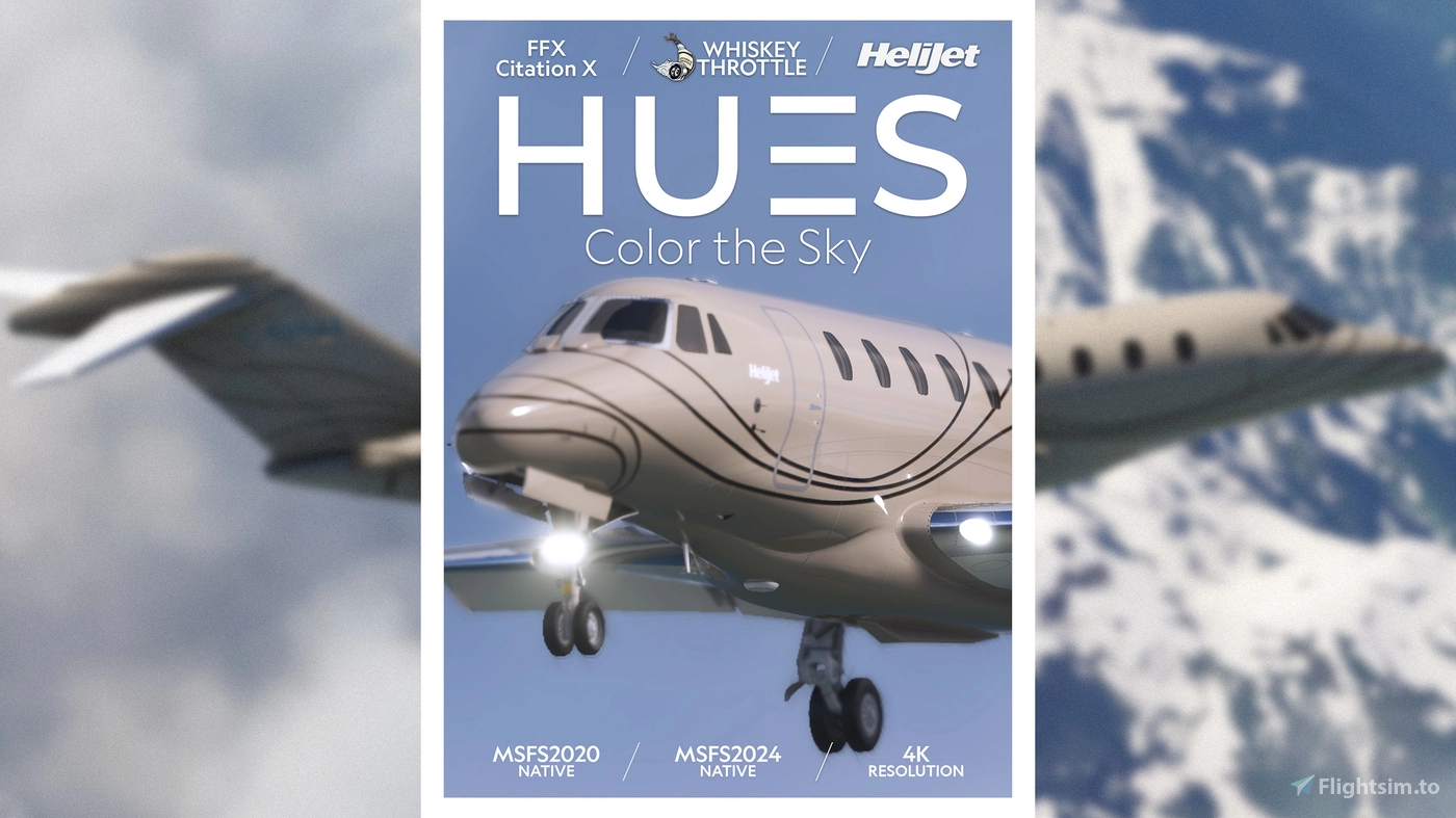 HeliJet C-GHJJ for FlightFX Citation C750 + (Dynamic Registration) for ...