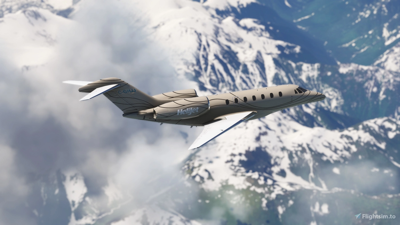 HeliJet C-GHJJ for FlightFX Citation C750 + (Dynamic Registration) for ...