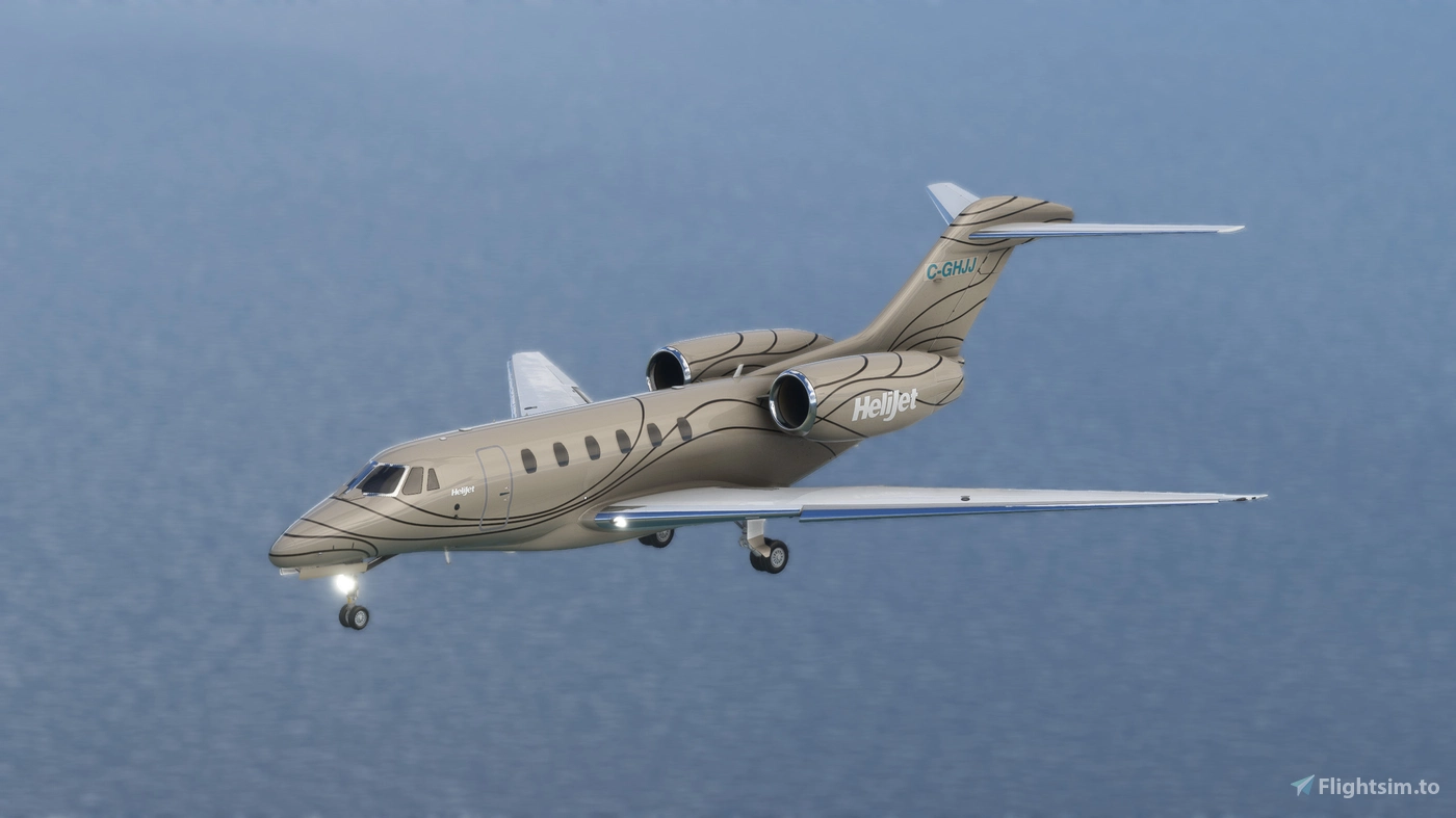 HeliJet C-GHJJ for FlightFX Citation C750 + (Dynamic Registration) pour ...