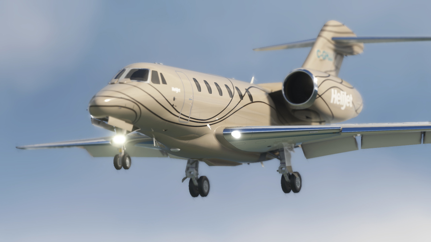 HeliJet C-GHJJ for FlightFX Citation C750 + (Dynamic Registration) のために ...