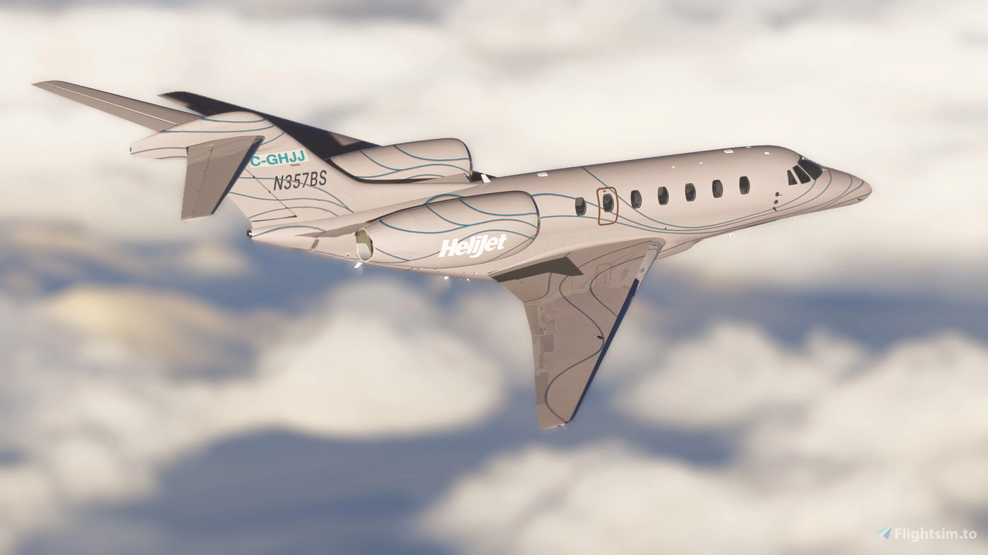 HeliJet C-GHJJ for FlightFX Citation C750 + (Dynamic Registration) 对于 ...