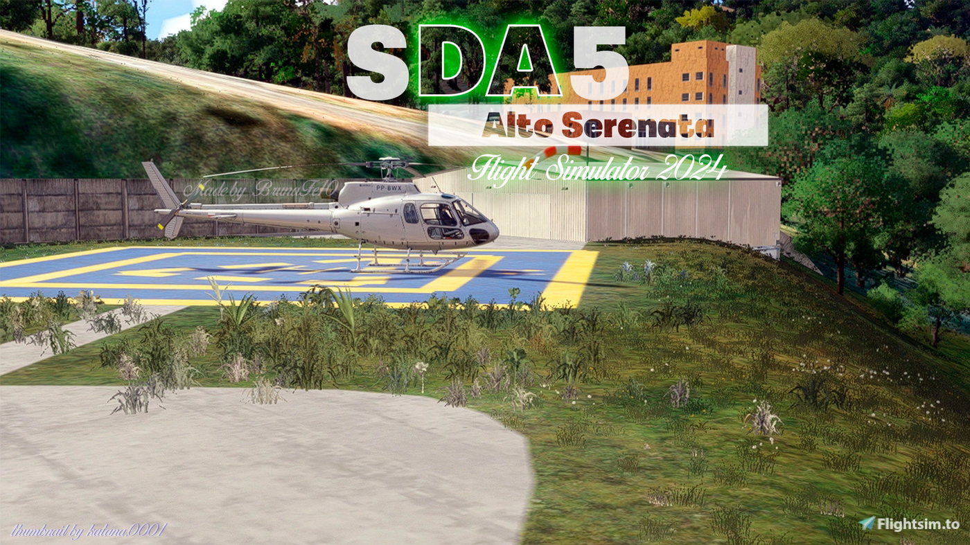 Helipad - Alto Serenata SDA5 - Timóteo MG for Microsoft Flight Simulator | MSFS