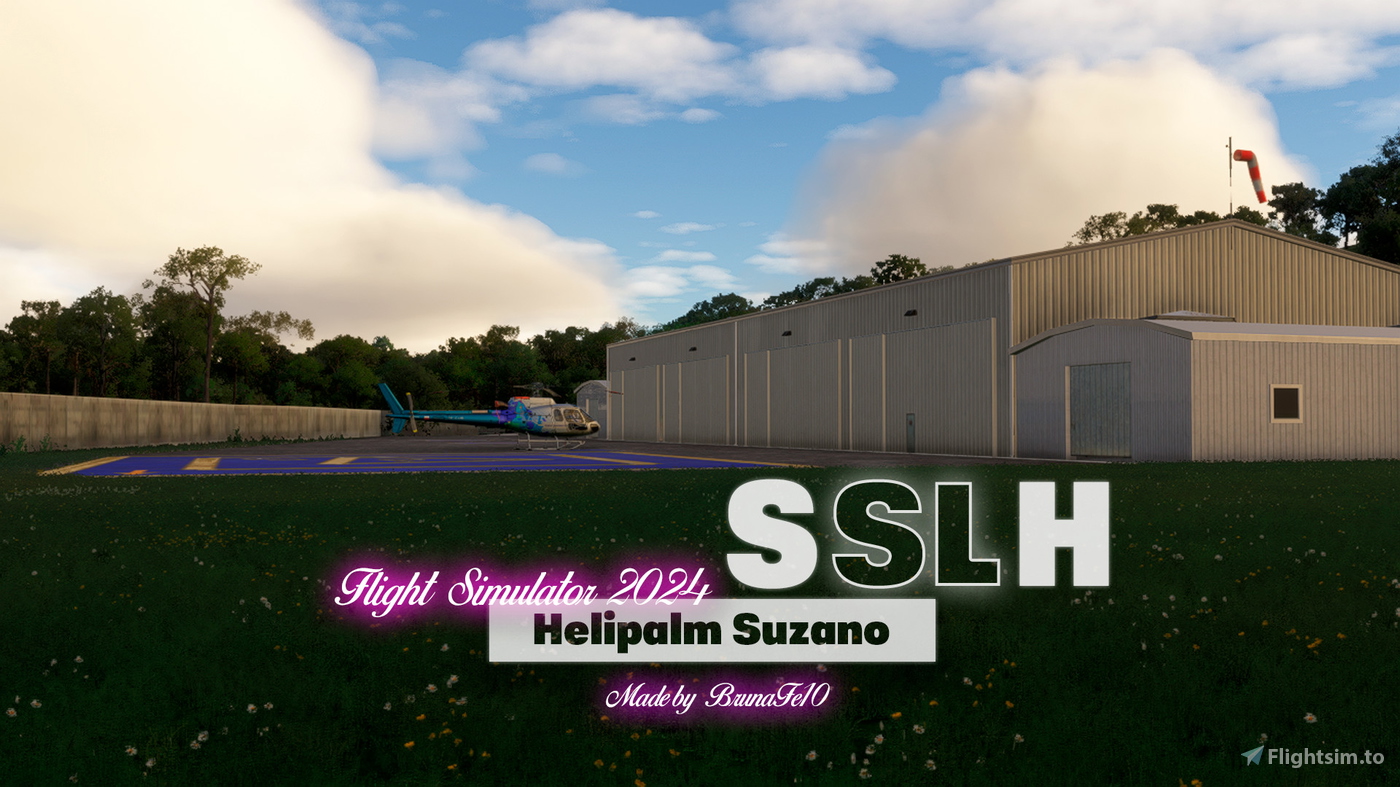 Helipad - Helipalm SSLH - Suzano SP for Microsoft Flight Simulator | MSFS
