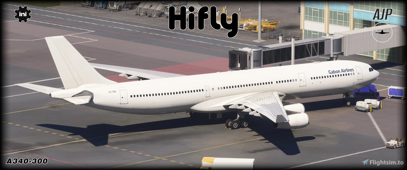 Hifly - Wetlease Fleetpack - Inibuilds A340-300 for Microsoft Flight ...