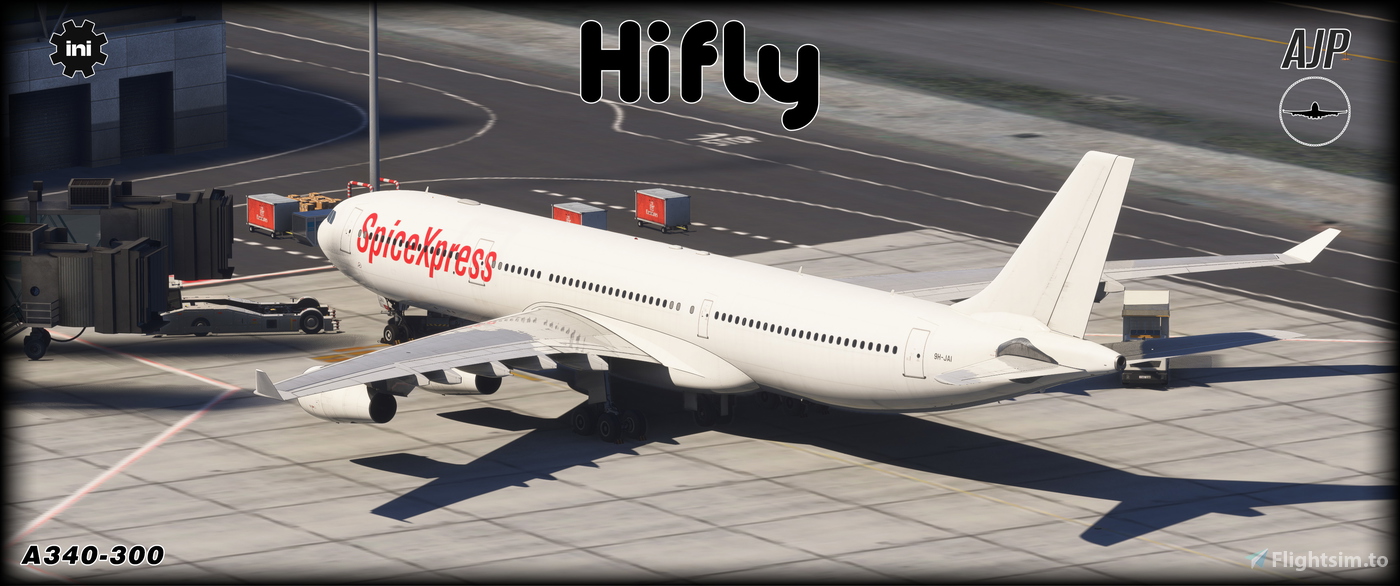 Hifly - Wetlease Fleetpack - Inibuilds A340-300 for Microsoft Flight ...