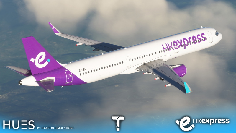Hong Kong Express Pack | Fenix A321 for Microsoft Flight Simulator | MSFS