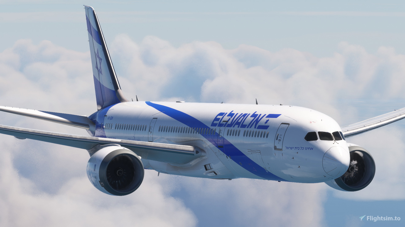 Horizon Sim Boeing B787-9 EL AL New | 4K 对于 Microsoft Flight Simulator | MSFS