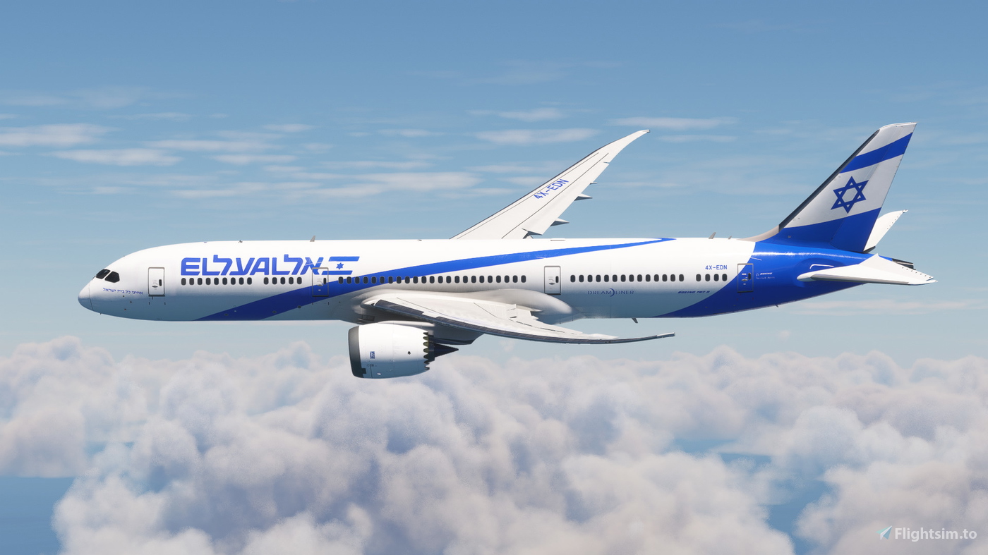 Horizon Sim Boeing B787-9 EL AL New | 4K for Microsoft Flight Simulator ...