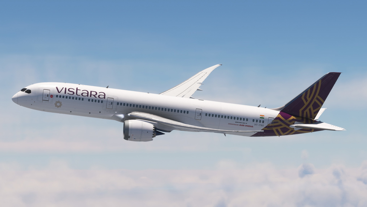 Horizon Sim Boeing B787-9 Vistara | 4K for Microsoft Flight Simulator ...