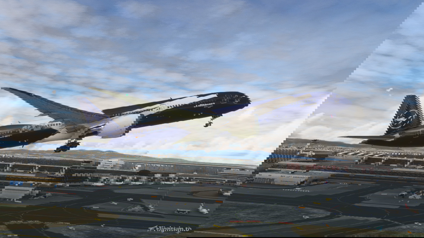 HorizonSim B787-9 │ Lufthansa D-ABPU│ 100th Anniversary livery for ...