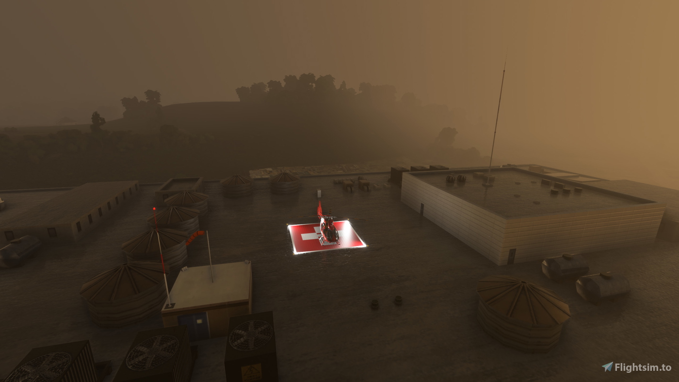 Helipad Hospital Solothurn (LSH10) for Microsoft Flight Simulator | MSFS