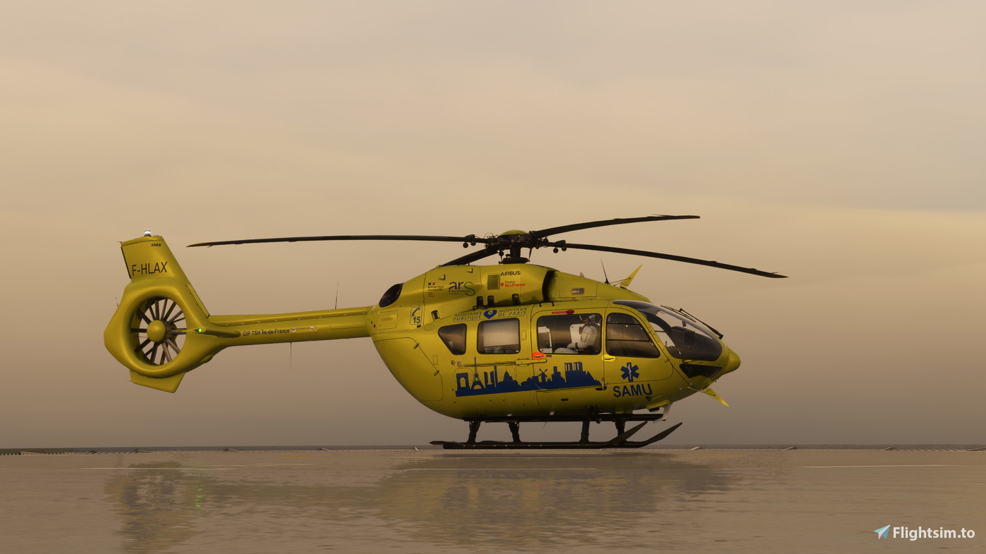 HPG Airbus H145 Mont Blanc Helicopteres SAMU 94 (Ile de France) F-HLAX ...
