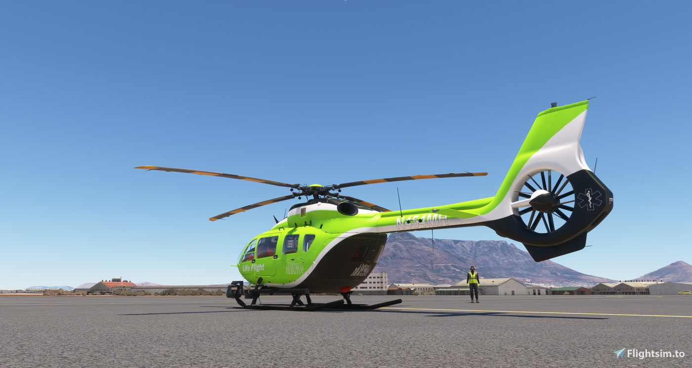HPG H145 - H454MH - Hermann Memorial Life flight для Microsoft Flight ...