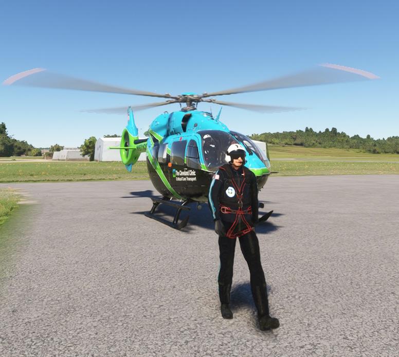 HPG H145 Hems Cleveland Clinic New Helicopter для Microsoft Flight ...