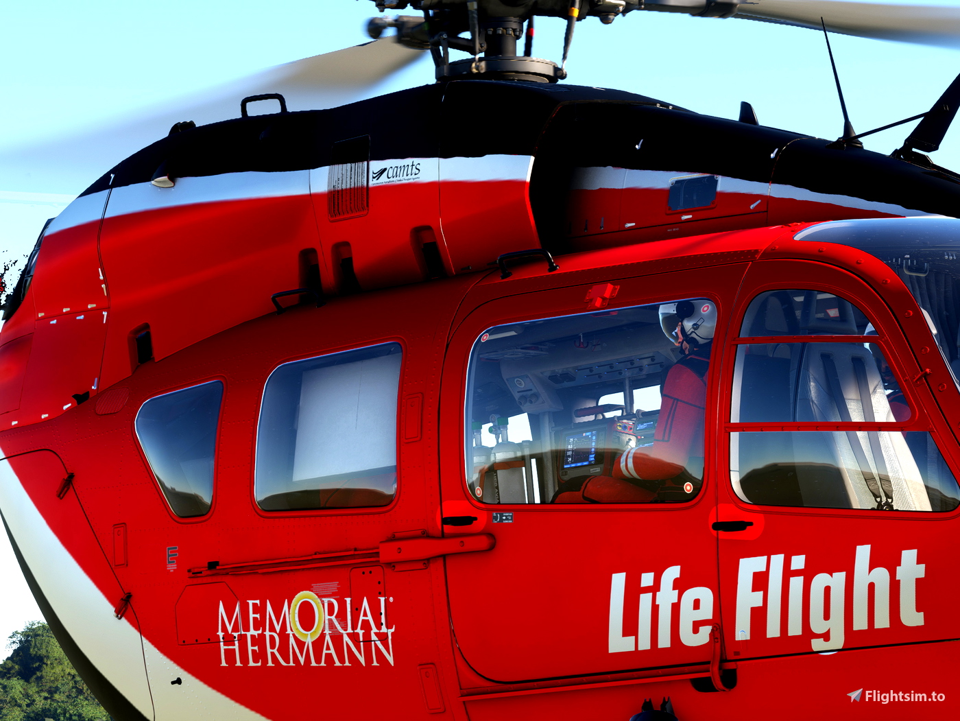 HPG H145 HEMS Hermann Memorial Lifeflight Livery for Microsoft Flight ...