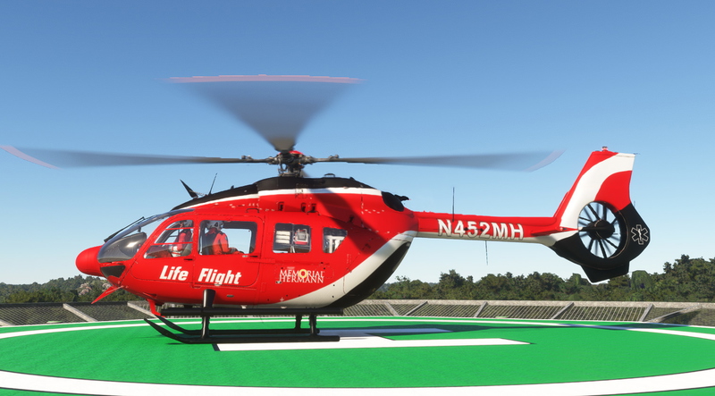 HPG H145 HEMS Hermann Memorial Lifeflight Livery for Microsoft Flight ...