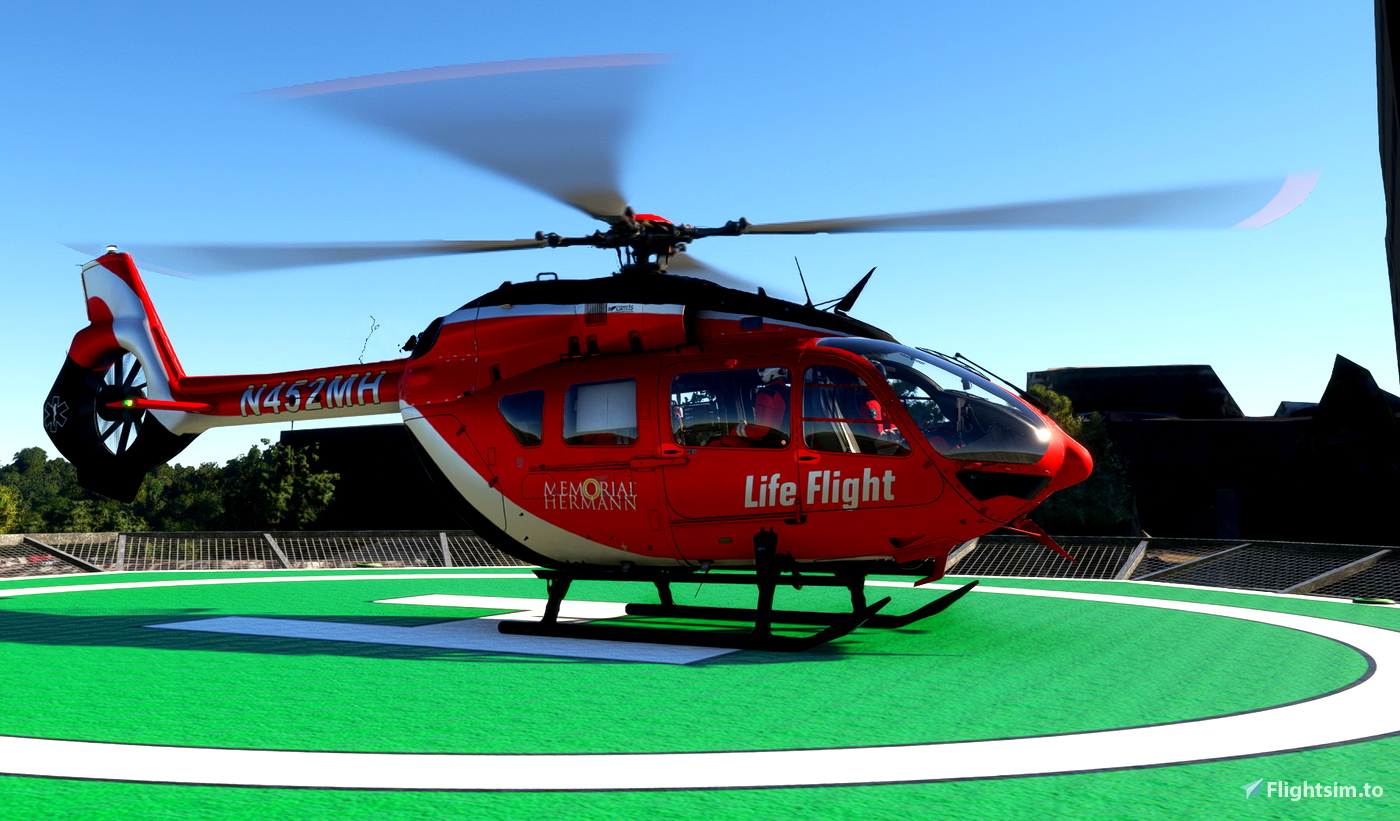 HPG H145 HEMS Hermann Memorial Lifeflight Livery for Microsoft Flight ...
