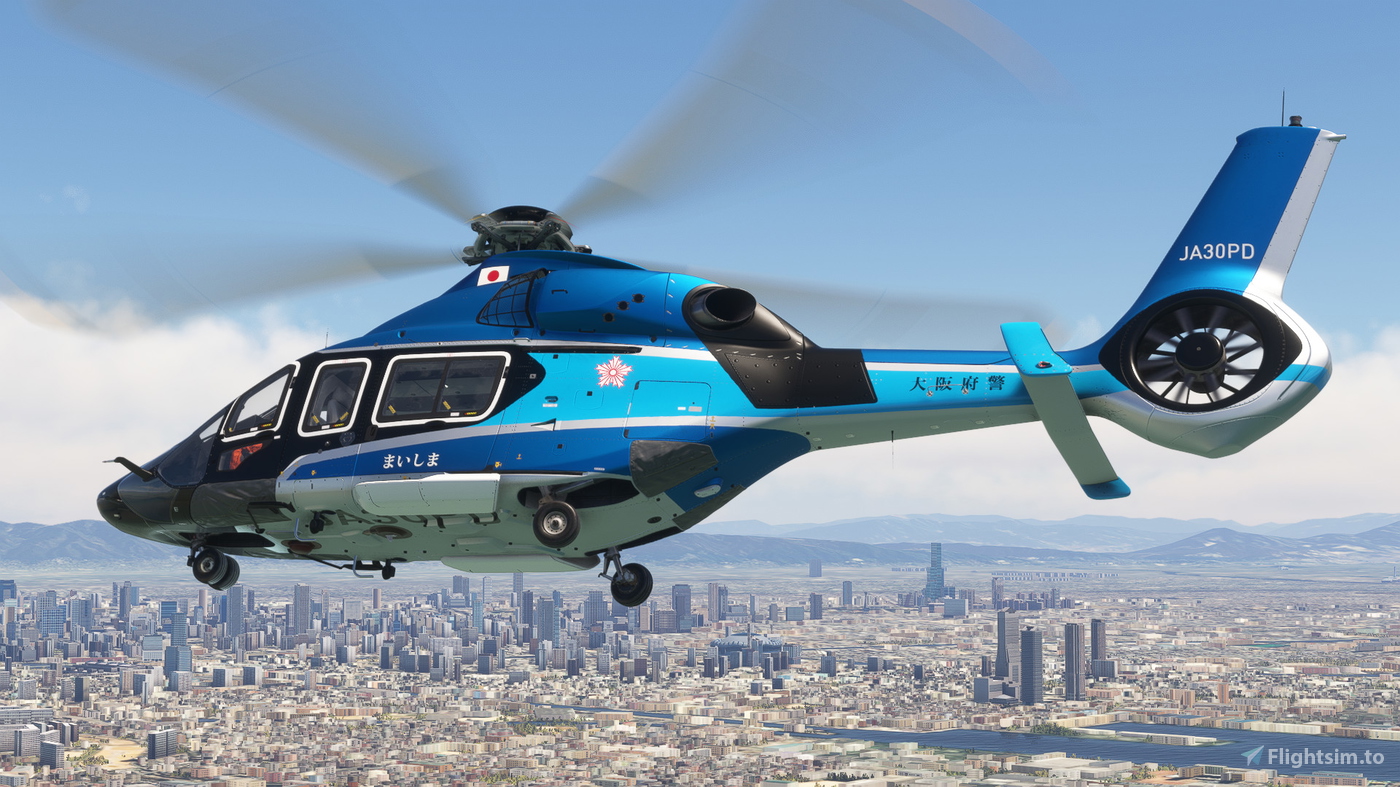 HPG H160 | Osaka Prefectural Police | JA30PD / F-WWOD for Microsoft ...