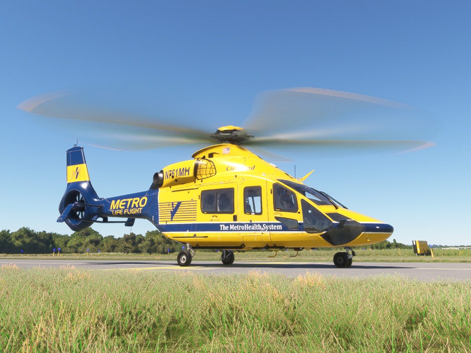 HPG H160 Retro Cleveland Metro Life Flight Livery for Microsoft Flight ...