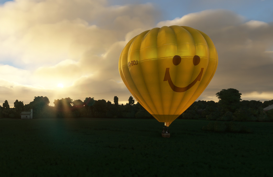 HPG Hot Air Balloon Livery Smiley OO-BDJ | V1.0 for Microsoft Flight ...