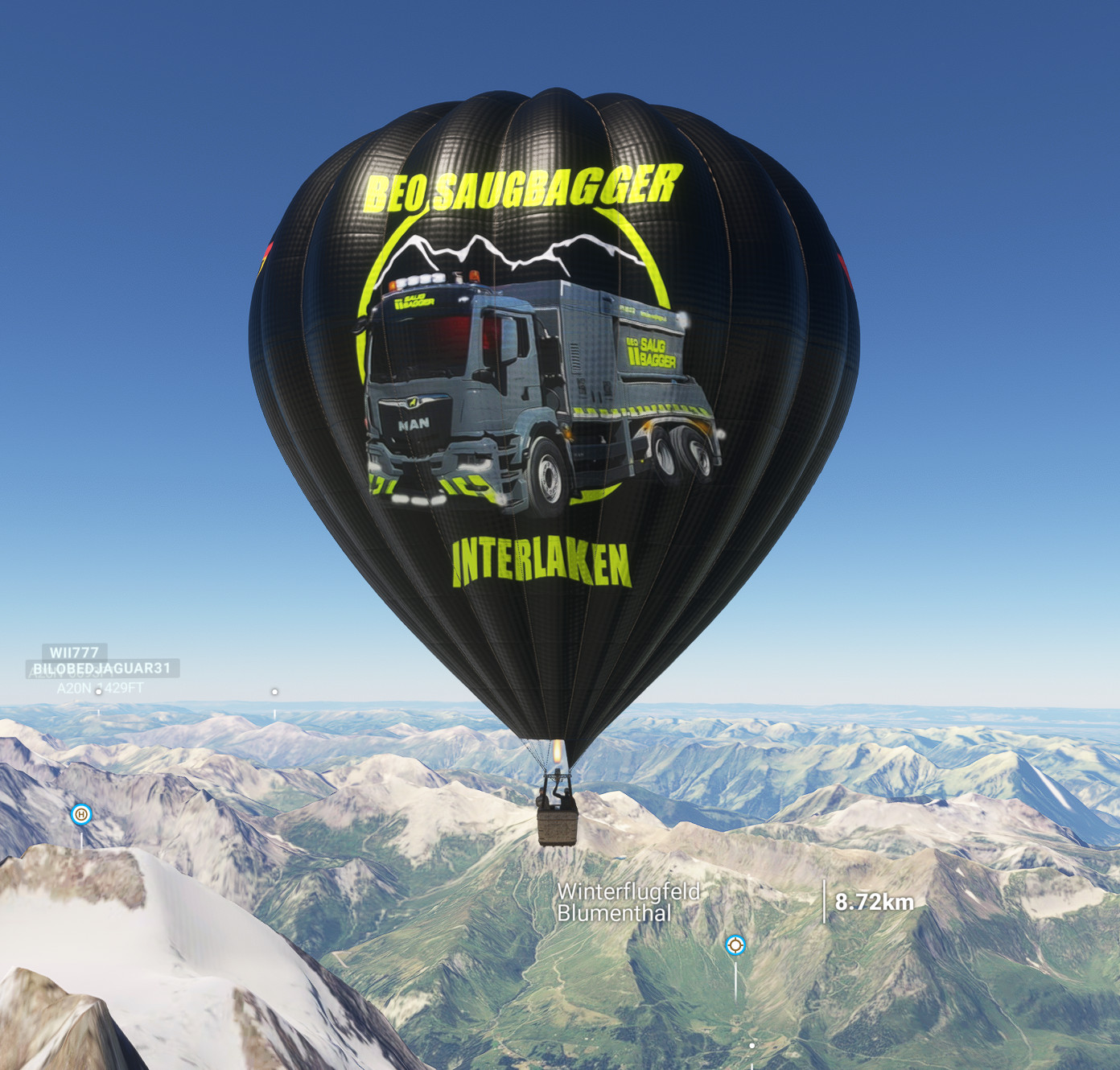 hpg-hotair-balloon-Beo Saugbagger HB-DRX para Microsoft Flight ...