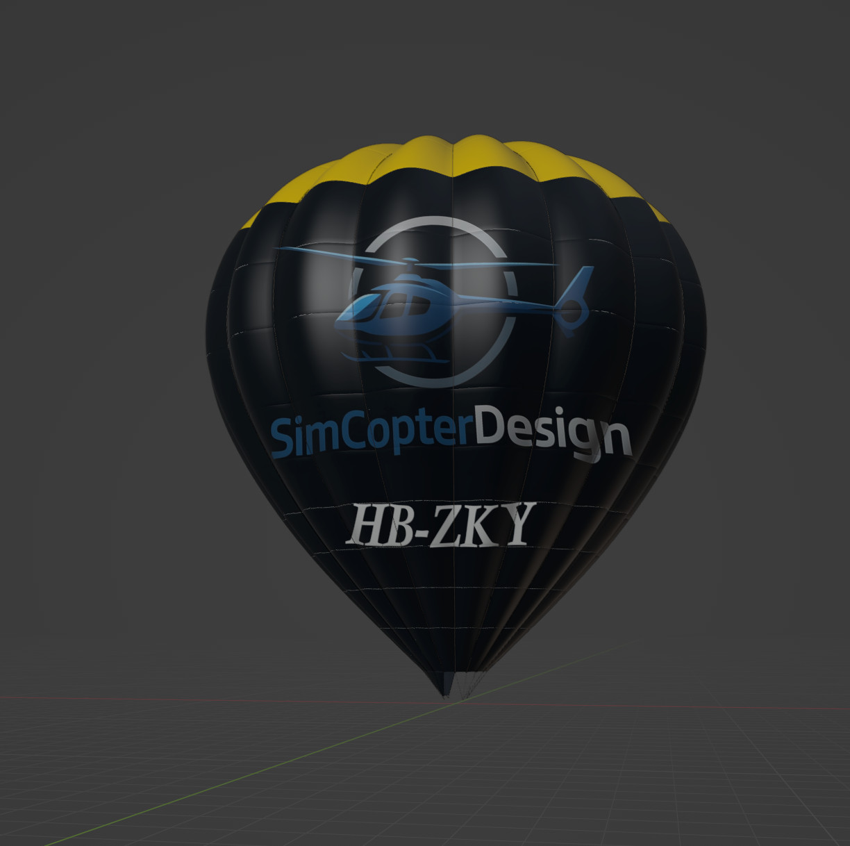 hpg-hotair-balloon-HB-ZKY for Microsoft Flight Simulator | MSFS