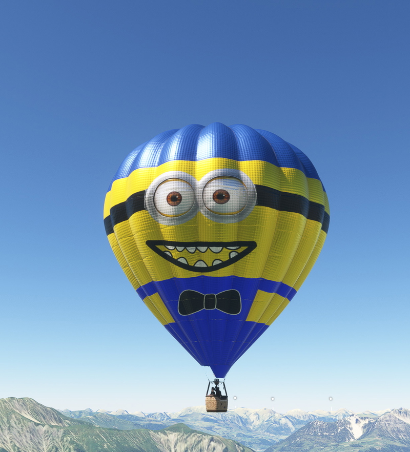 hpg-hotair-balloon-minions for Microsoft Flight Simulator | MSFS