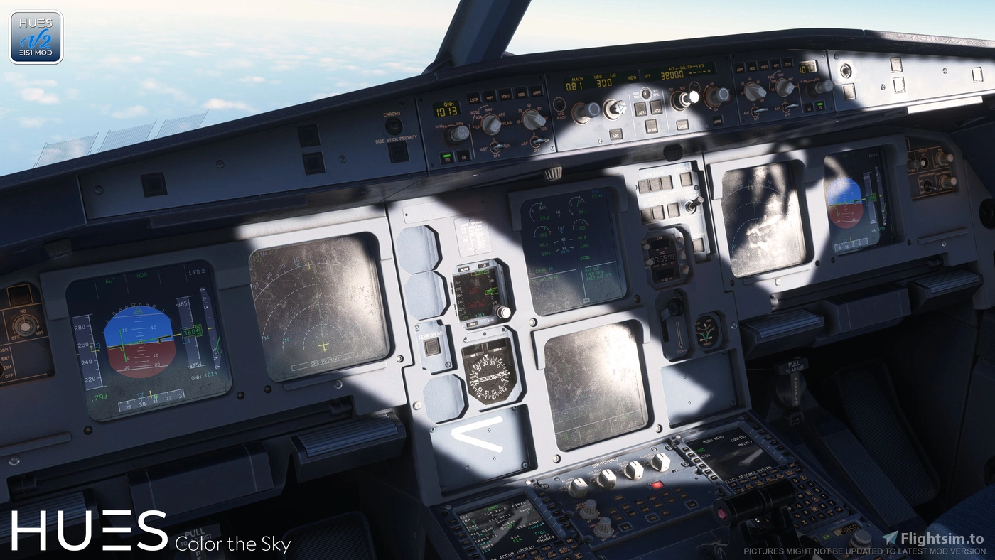 HUES EIS1 V2 CRT Screens for the FenixSim voor Microsoft Flight ...