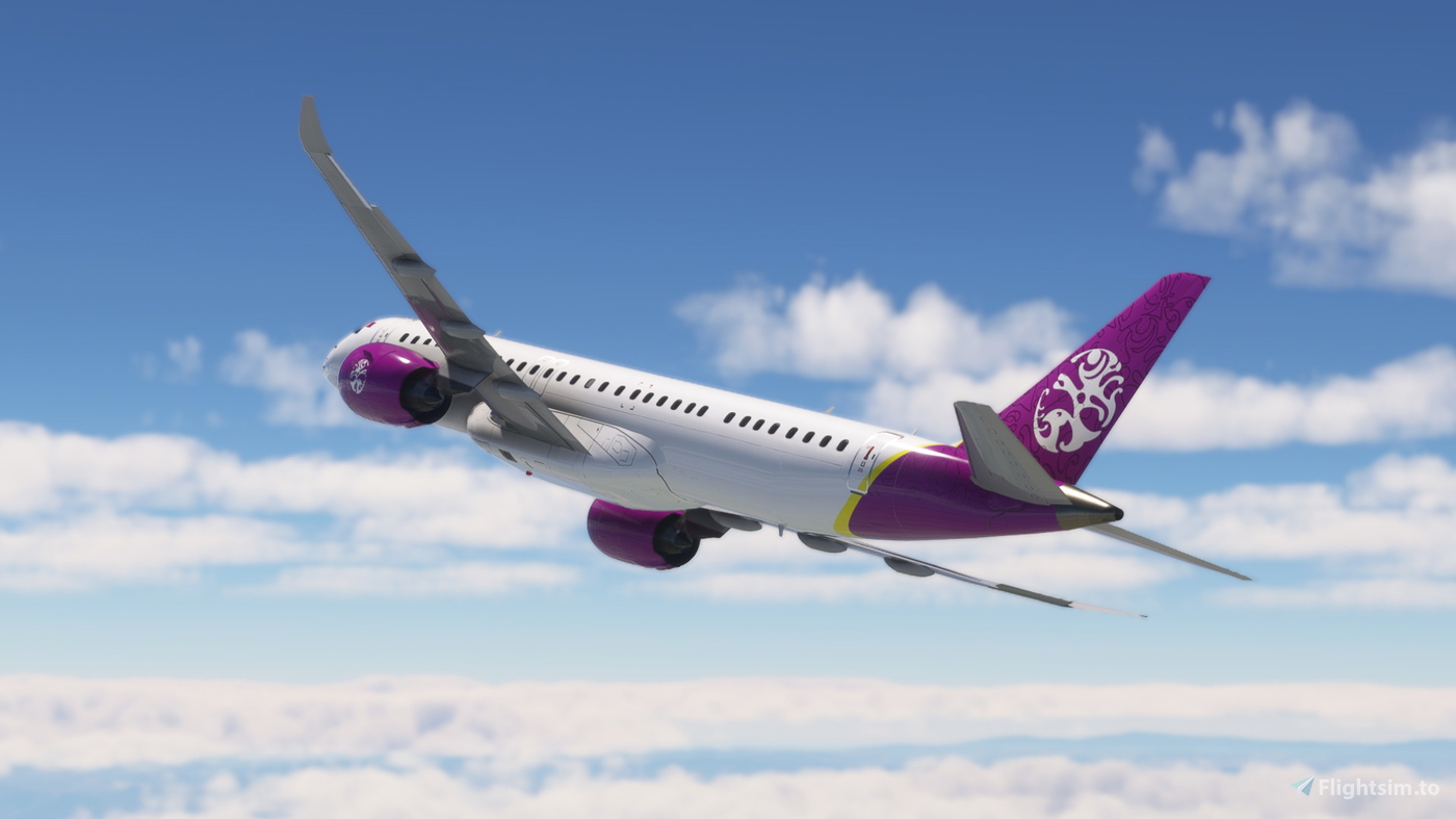 Hunnu Air | VirtualCol E195-E2 (EI-HUN) para Microsoft Flight Simulator ...