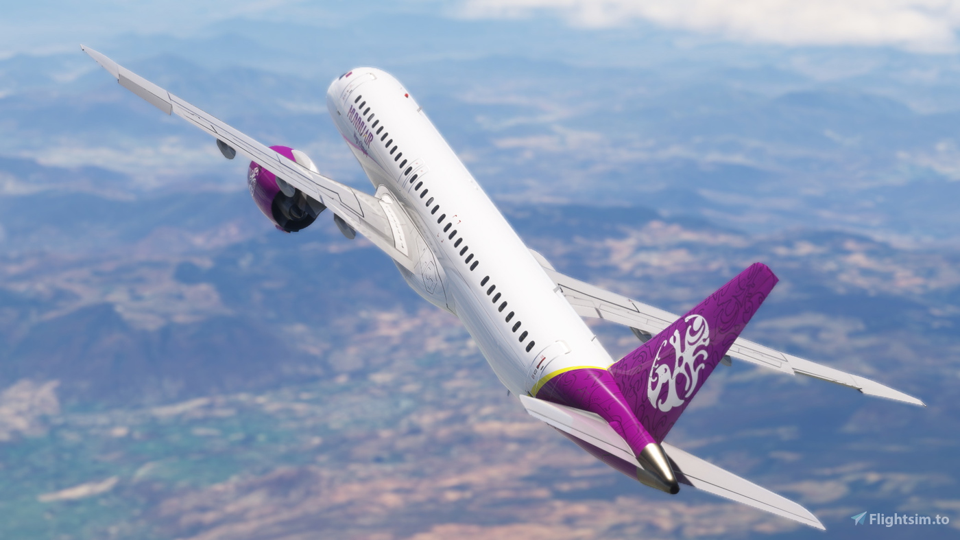Hunnu Air | VirtualCol E195-E2 (EI-HUN) for Microsoft Flight Simulator ...