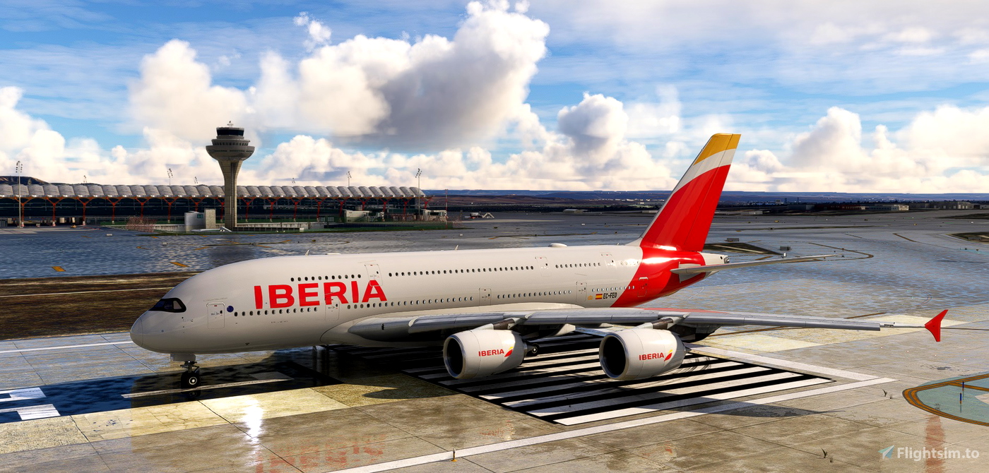 Threads - Iberia EC-FEO - FlyByWire A380X (Fictional) for Microsoft Flight Simulator | MSFS