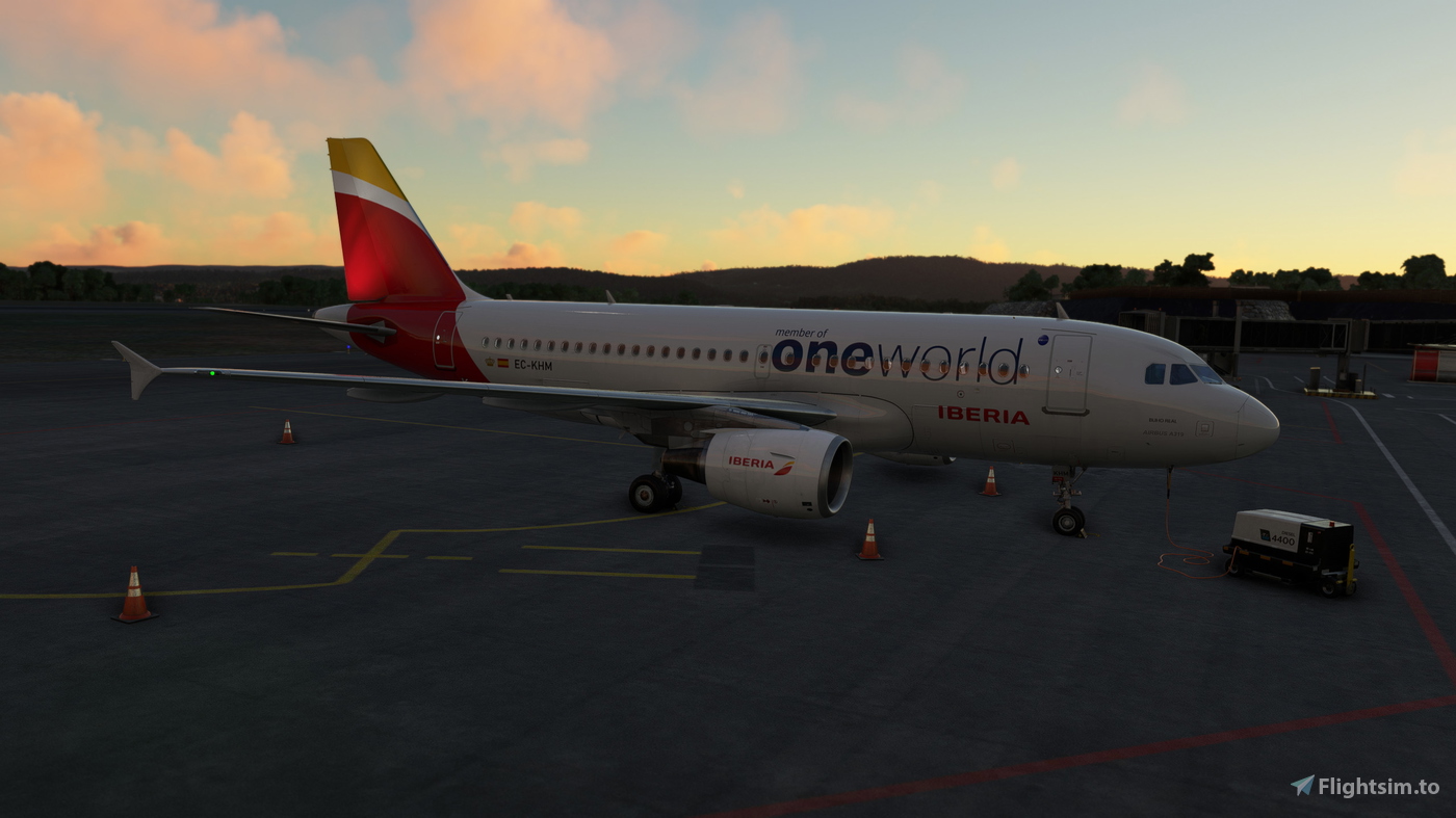 Iberia (One World) | EC-KHM | Fenix A319 CFM | 4K for Microsoft Flight Simulator | MSFS