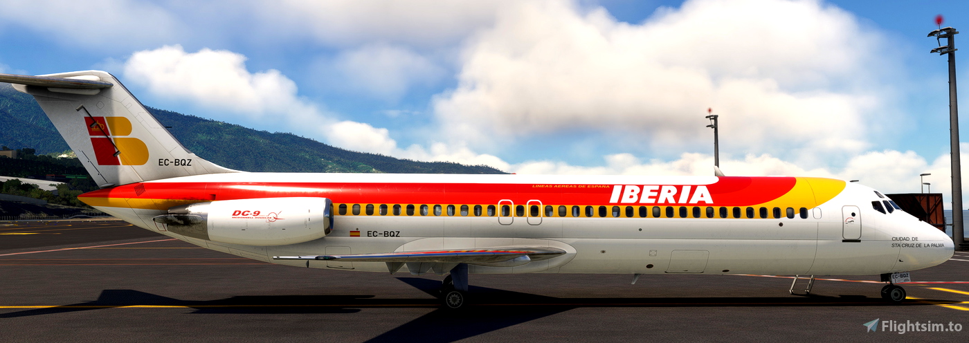 IBERIA EC-BQZ - SkySimulations DC9-30 w/cabin for Microsoft Flight Simulator | Feed