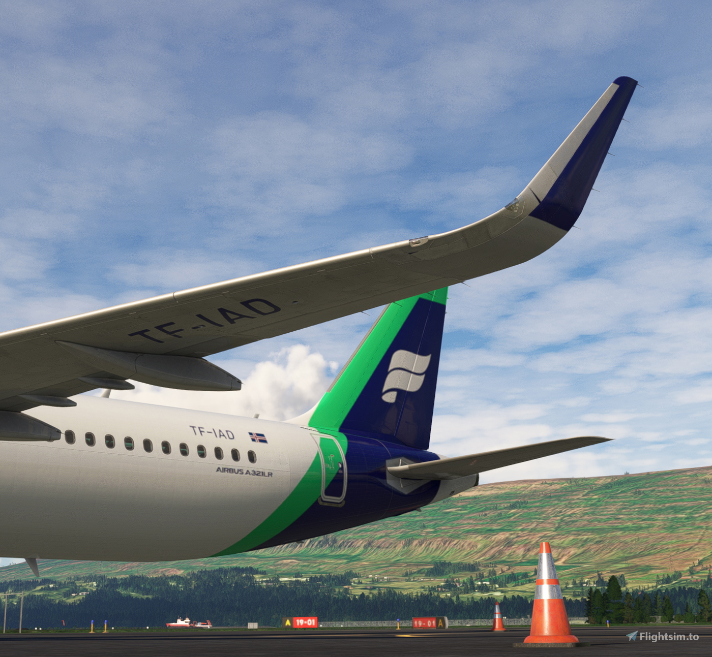 ICELANDAIR A321-SL-CFM TF-IAD Forest Green (four liveries pack )for Fenix A321SL-CFM for ...