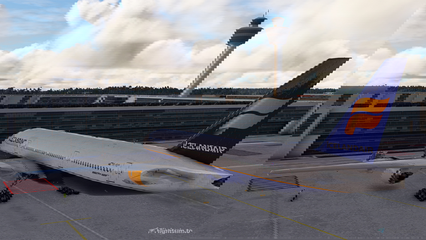 Icelandair OC & Cabin PMDG B777-200ER for Microsoft Flight Simulator | MSFS