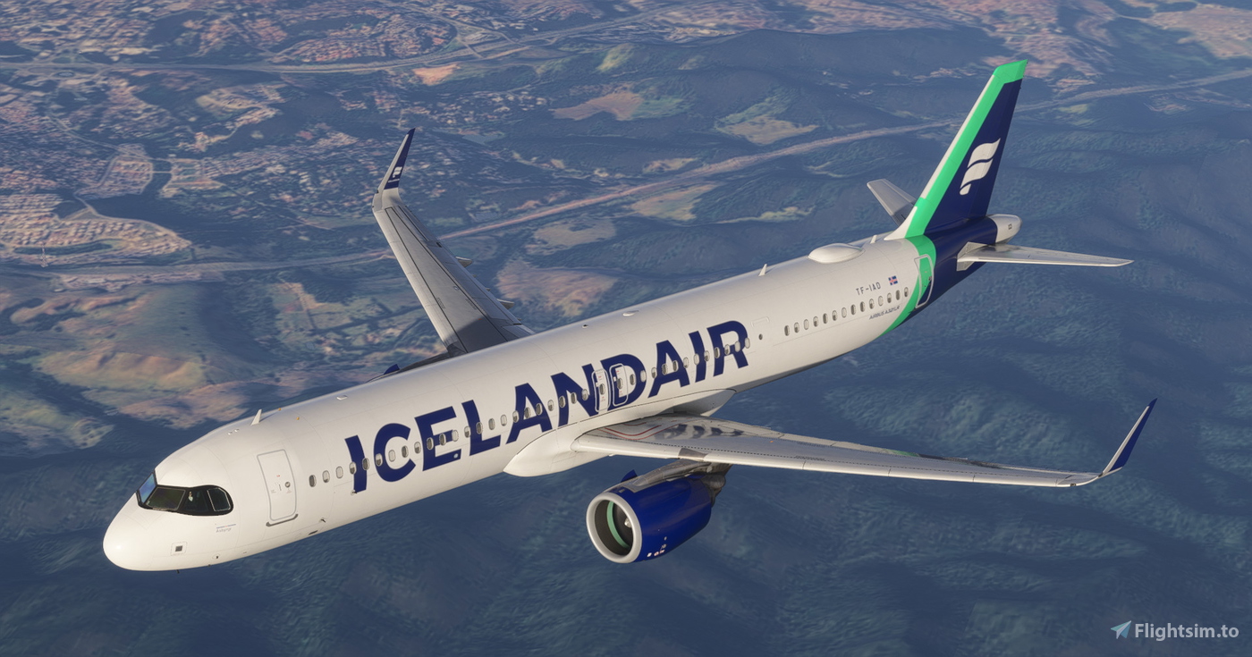 Icelandair Pack | iniBuilds A321LR | 8K w/cabin for Microsoft Flight Simulator | MSFS