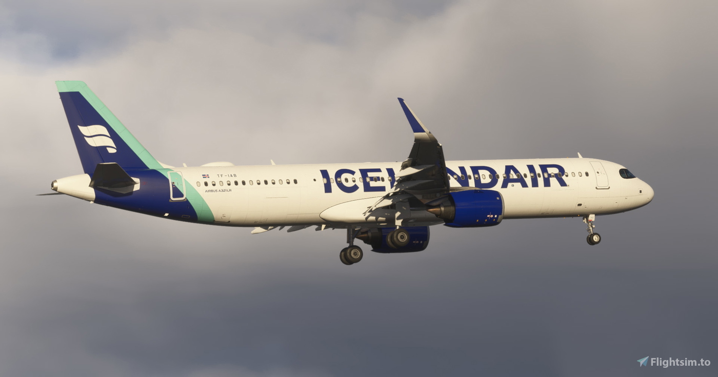 Icelandair Pack | iniBuilds A321LR | 8K w/cabin 对于 Microsoft Flight Simulator | MSFS