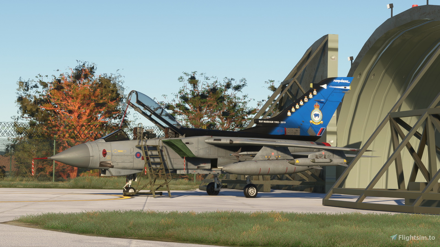 IFE Tornado GR4 RAF Gate Guardian ZA614 for Microsoft Flight Simulator | MSFS