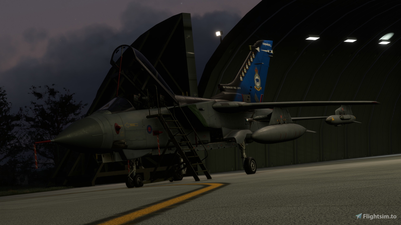 IFE Tornado GR4 RAF Gate Guardian ZA614 for Microsoft Flight Simulator | MSFS