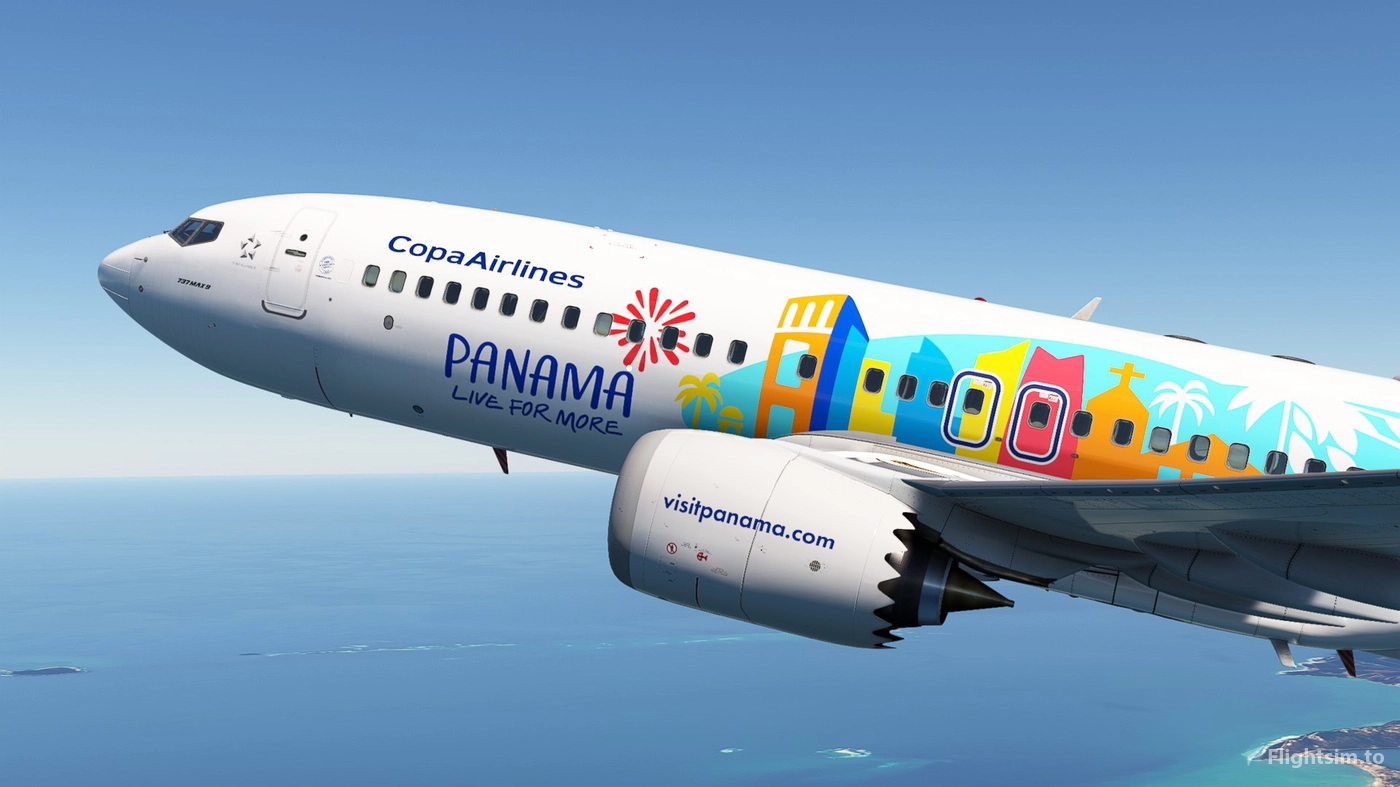 iFly 737 MAX 8 Copa Airlines HP-9927CMP - "Live for More" for Microsoft ...