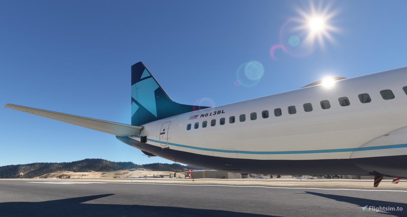 iFly 737 Max 8 BlueStar Airlines W/ Cabin (N813BL) for Microsoft Flight Simulator | MSFS