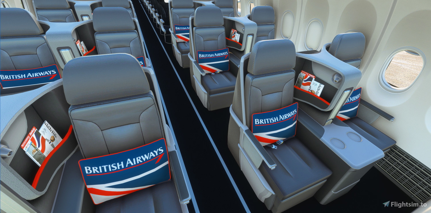 iFly 737 MAX 8 Classic British Airways (G-BUHJ) のために Microsoft Flight Simulator | MSFS