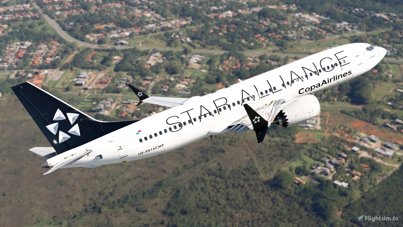 iFly 737 MAX 8 Copa Airlines HP-9816CMP - Star Alliance for Microsoft ...