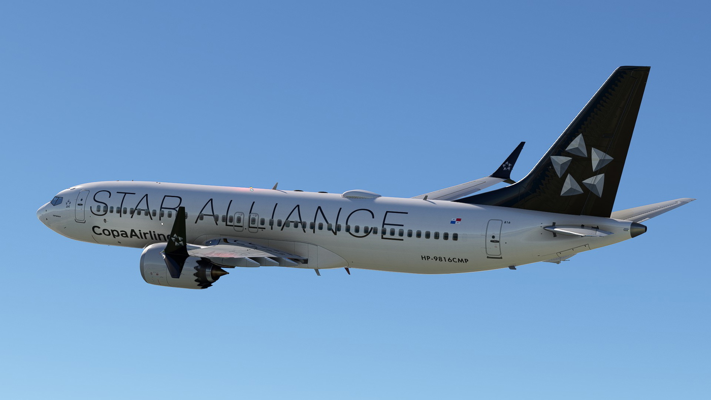 iFly 737 MAX 8 Copa Airlines HP-9816CMP - Star Alliance for Microsoft ...