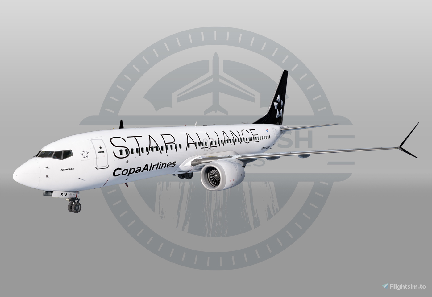 iFly 737 MAX 8 Copa Airlines HP-9816CMP - Star Alliance 对于 Microsoft ...
