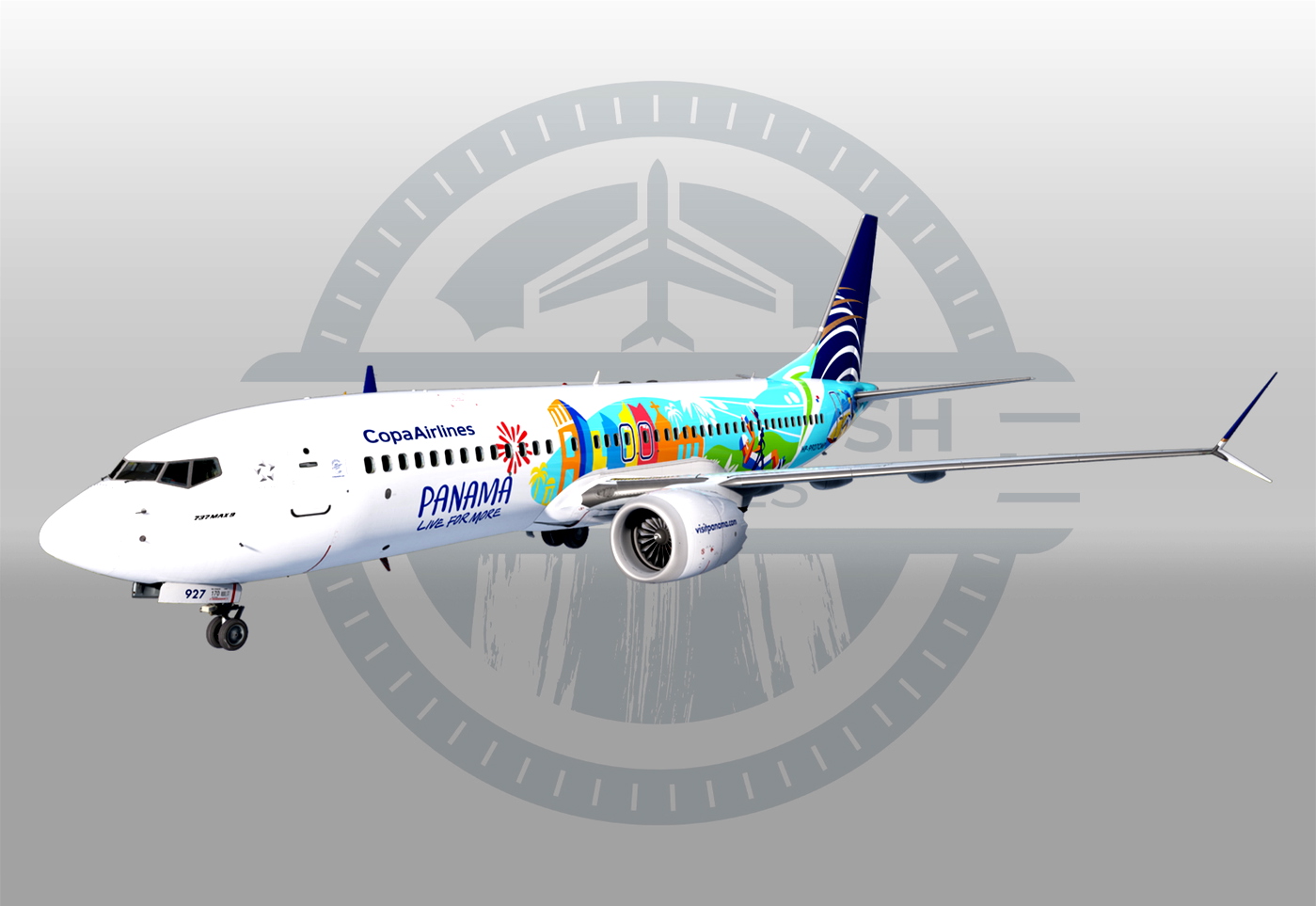 Threads - iFly 737 MAX 8 Copa Airlines HP-9927CMP - "Live for More ...